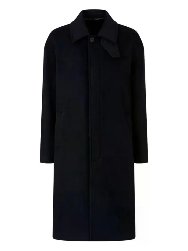 STUDIO TOMBOY Wool Single-breasted Coat - Blue