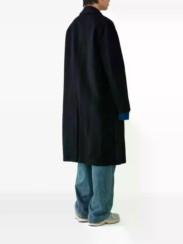 STUDIO TOMBOY Wool Single-breasted Coat - Blue
