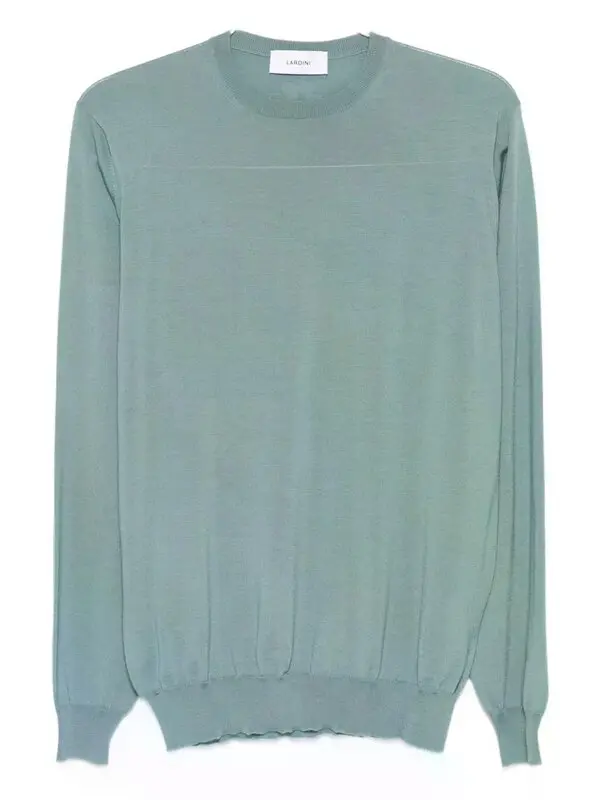 LARDINI Crew-neck Sweater - Blue