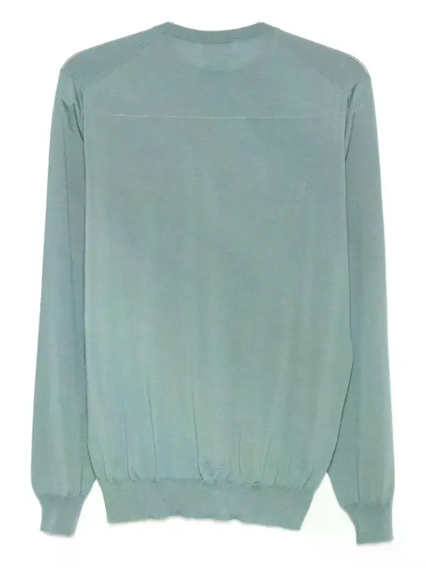 LARDINI Crew-neck Sweater - Blue