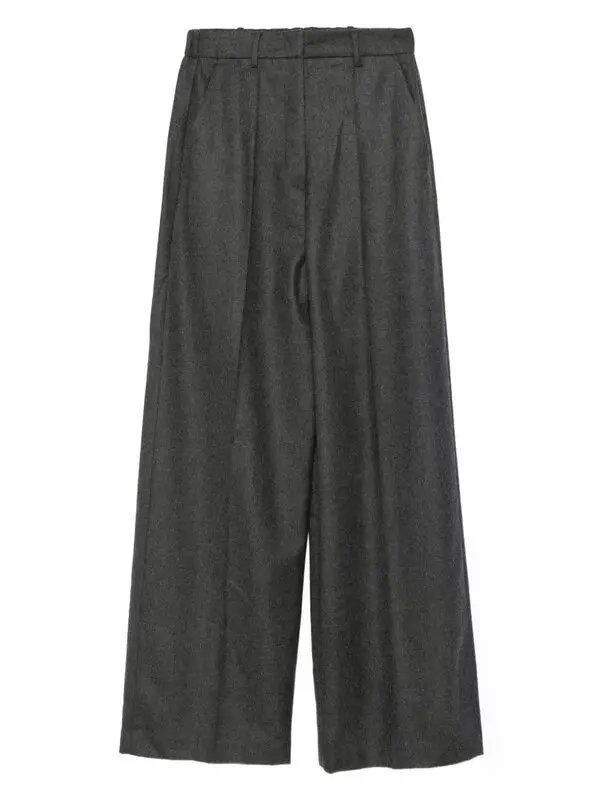 Eric Bompard Ribbed Straight Trousers