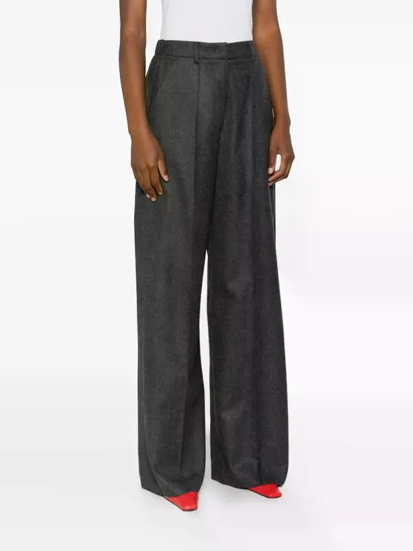 Eric Bompard Ribbed Straight Trousers