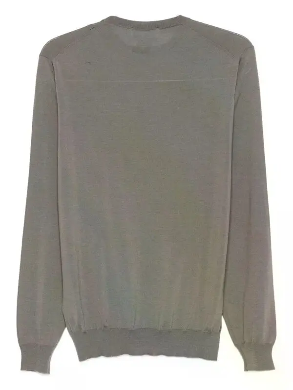 LARDINI Crew Neck Sweater - Grey
