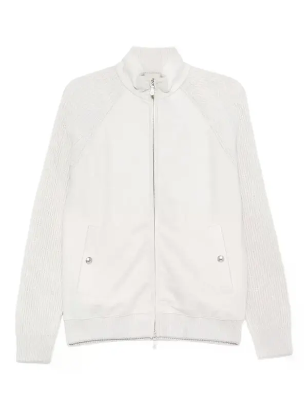 Eleventy Panelled Bomber Jacket