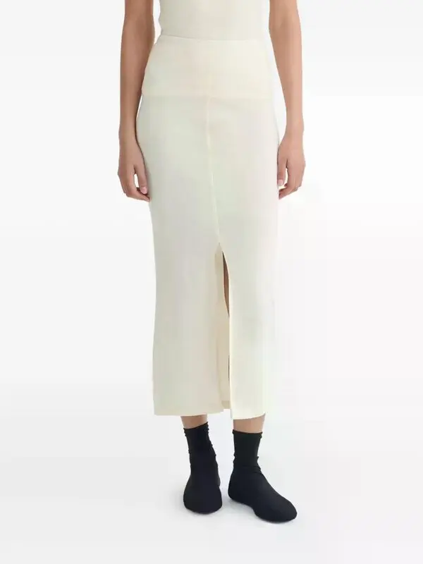 Nanushka Rafa Front-slit Midi Skirt
