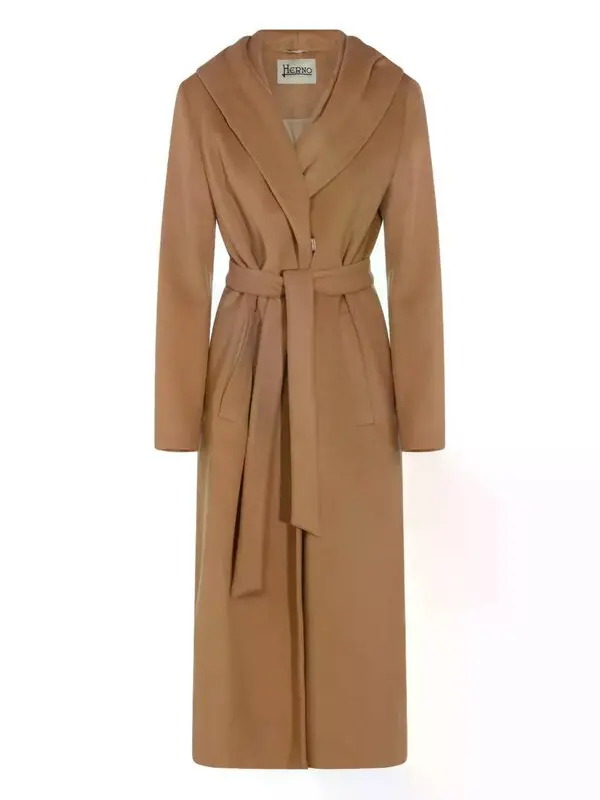 Herno Hooded Belted Coat