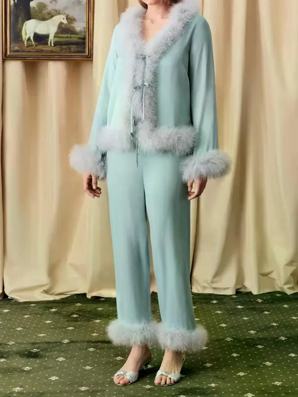 Sleeper Venus In Love Trousers - Blue