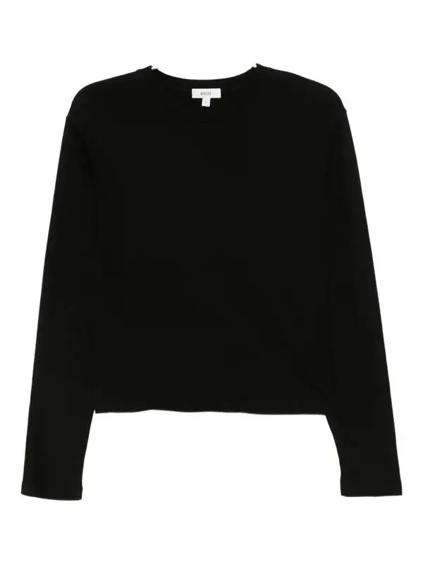 AGOLDE Cotton T-shirt - Black
