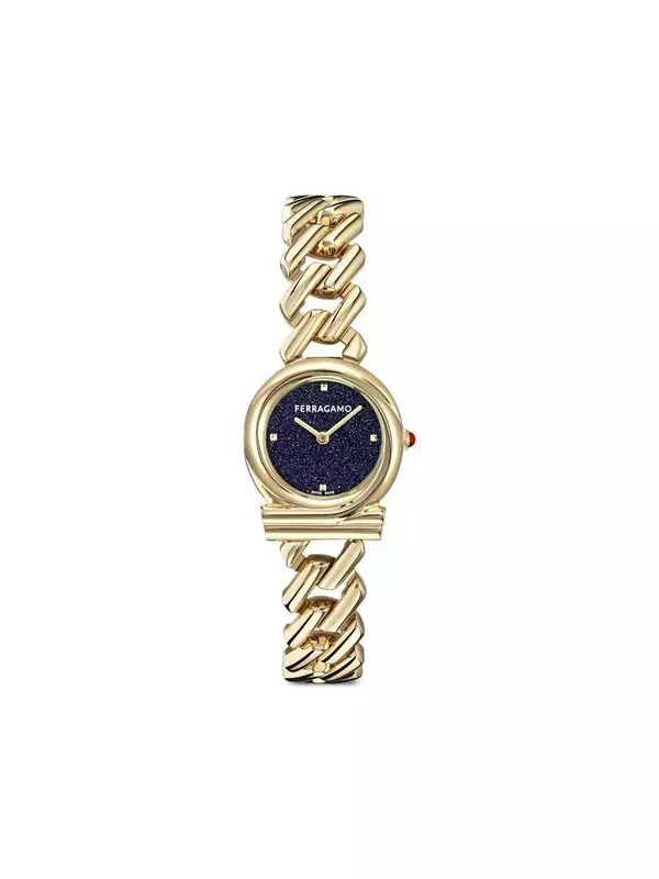 FERRAGAMO Gancini Twisted 28mm Timepiece - Gold