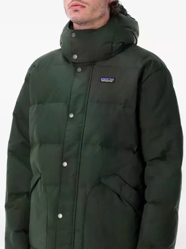 Patagonia Quilted Hooded Jacket - Green