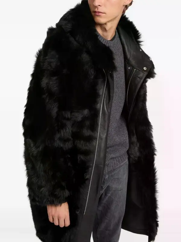 YVES SALOMON Toscana Lambskin Parka Coat