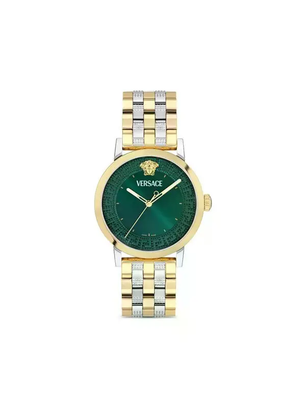 Versace Stainless Steel 40mm Watch - Green