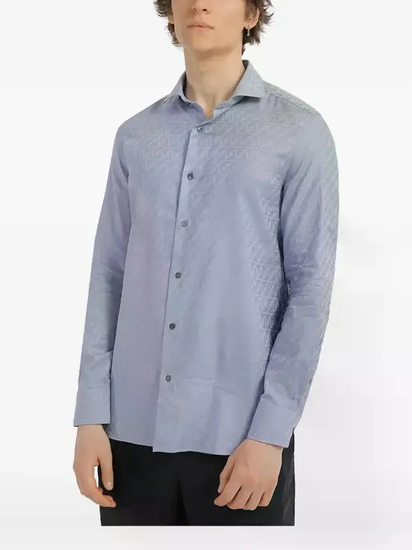 Emporio Armani Cotton Shirt - Blue