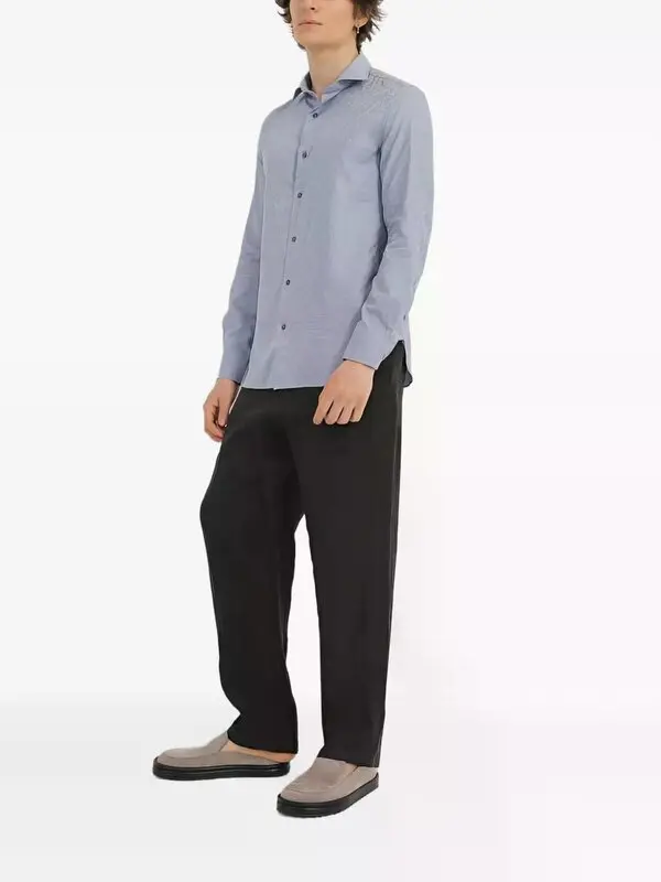 Emporio Armani Cotton Shirt - Blue