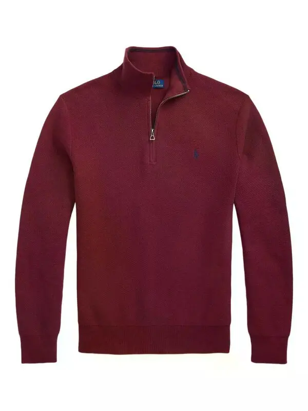 Polo Ralph Lauren Zip-neck Long-sleeve Sweater