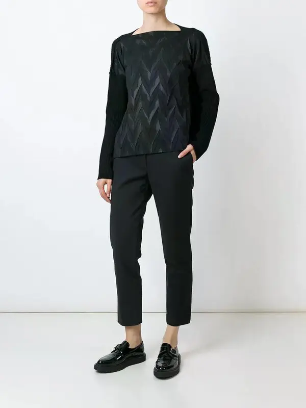 Junya Watanabe Chevron Panel Sweater