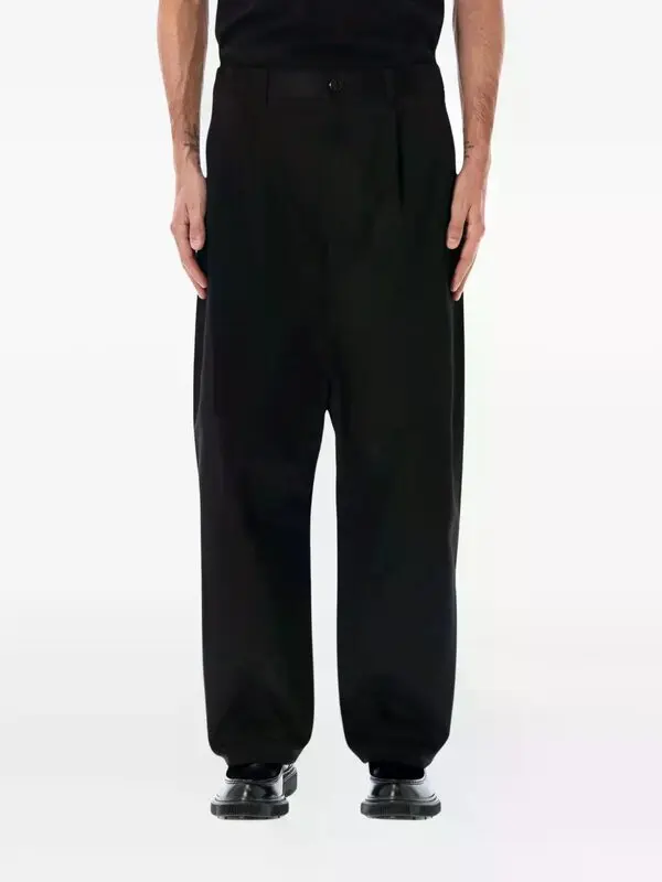 Junya Watanabe Pleated Trousers - Black