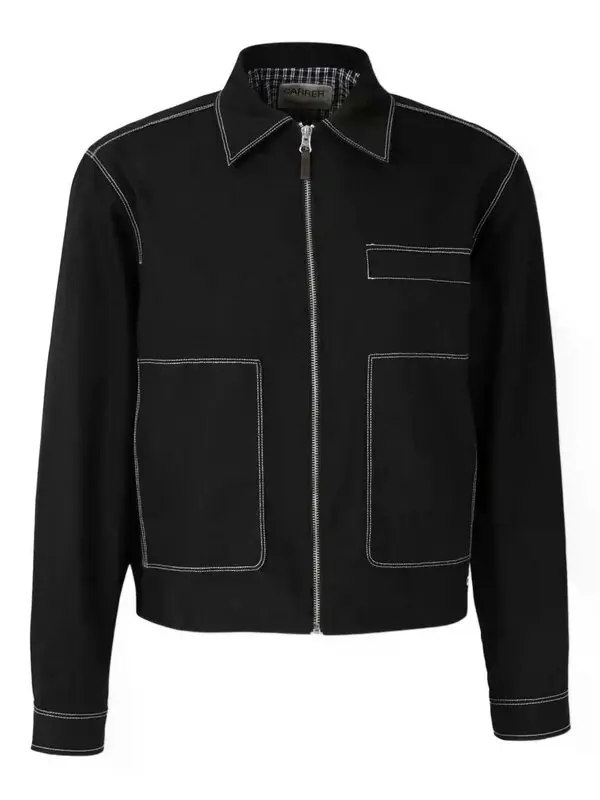 CARRER Bay Contrast-stitch Shirt Jacket