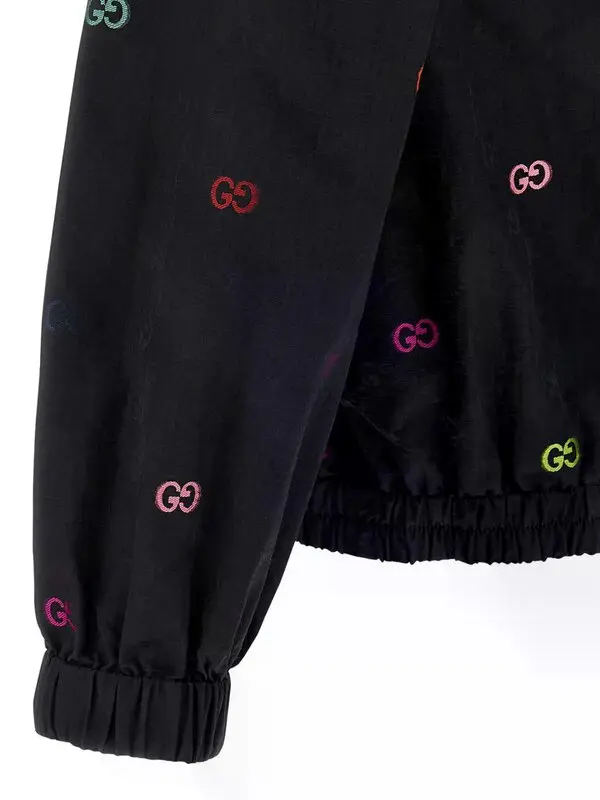 Gucci Gg Pattern Hooded Jacket
