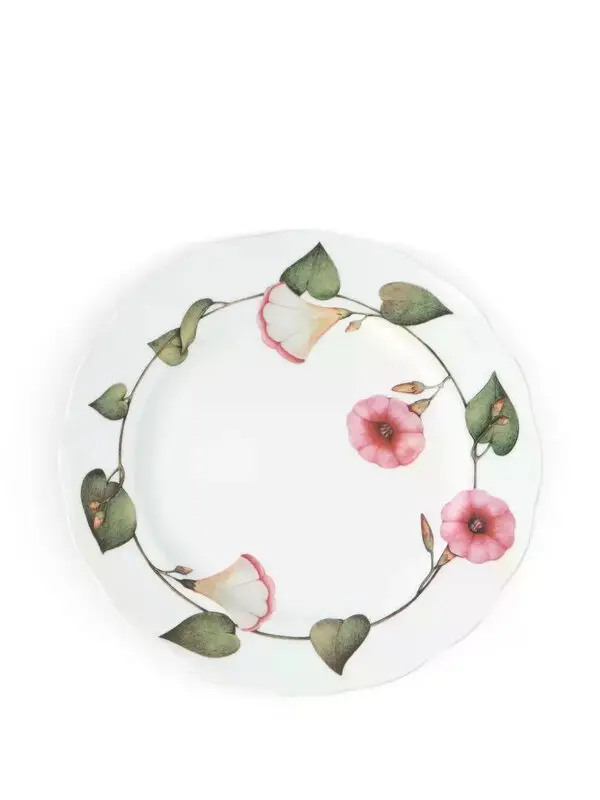 CABANA Ciclamino Porcelain Dessert Plate - White