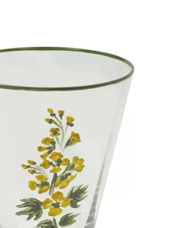 CABANA Murano Primrose Hand-painted Water Glass