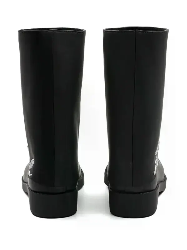 Karl Lagerfeld Logo Lettering Rain Boots