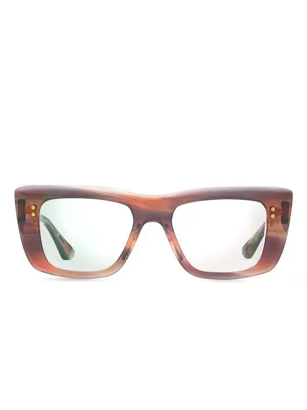 Dita Mahine Square Eyeglasses - Brown