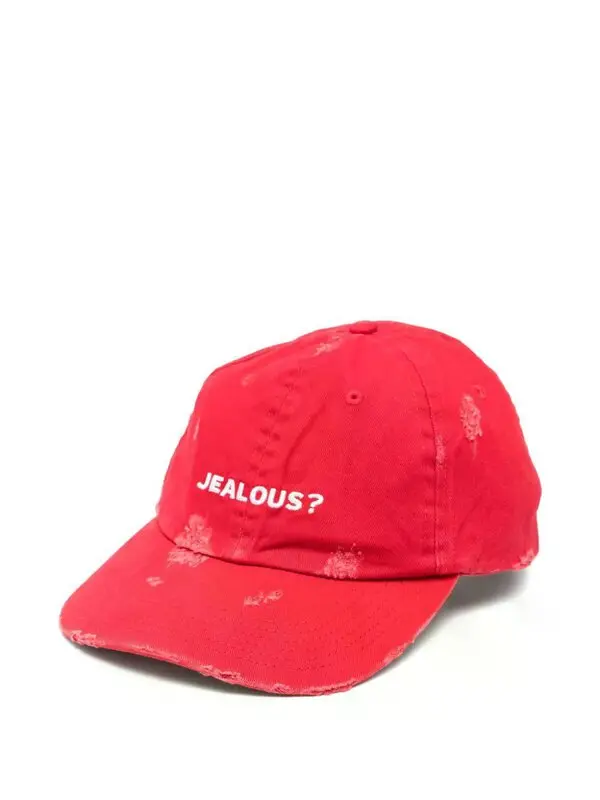 MARKGONG Distressed Baseball Cap - Red