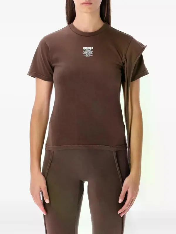 Ottolinger Draped T-shirt - Brown