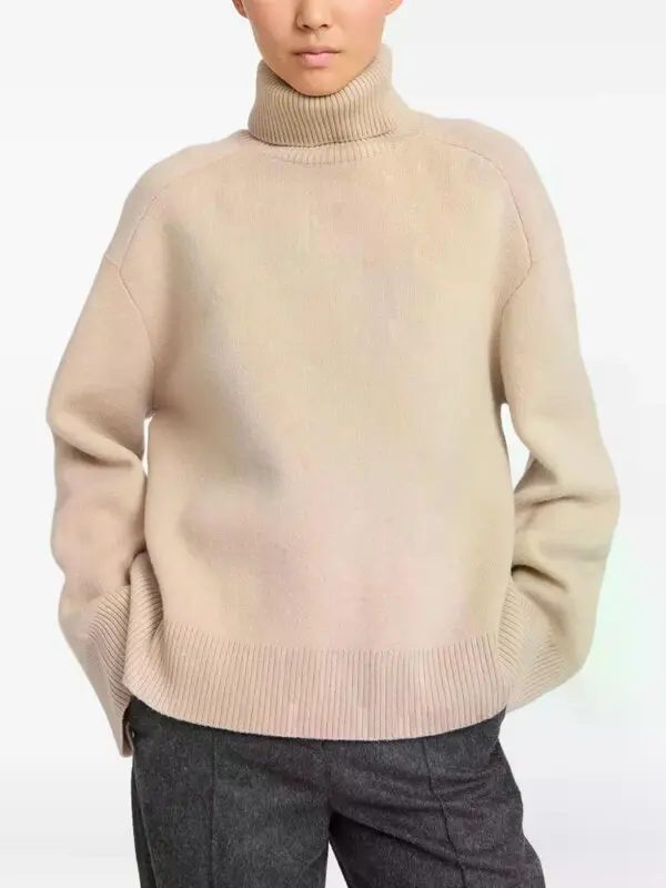 YVES SALOMON Roll-neck Knit Sweater