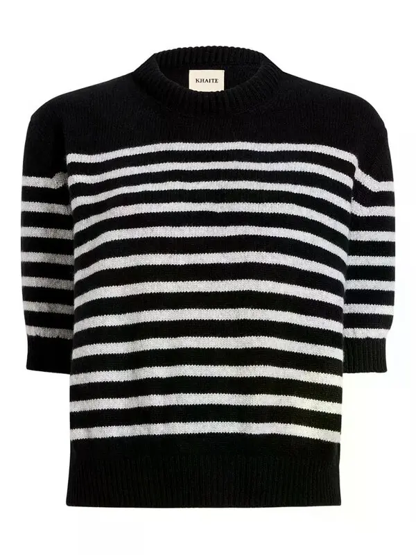 Khaite Davin Striped Sweater