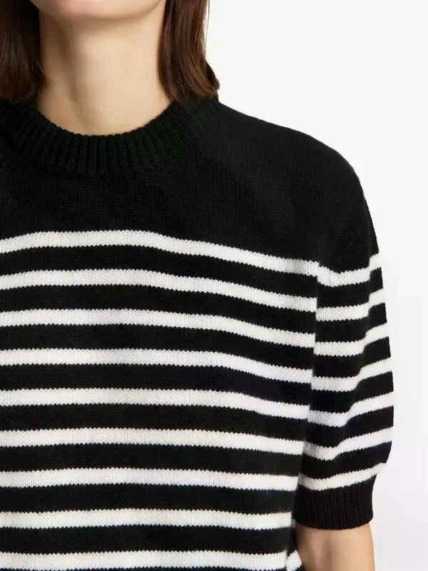 Khaite Davin Striped Sweater
