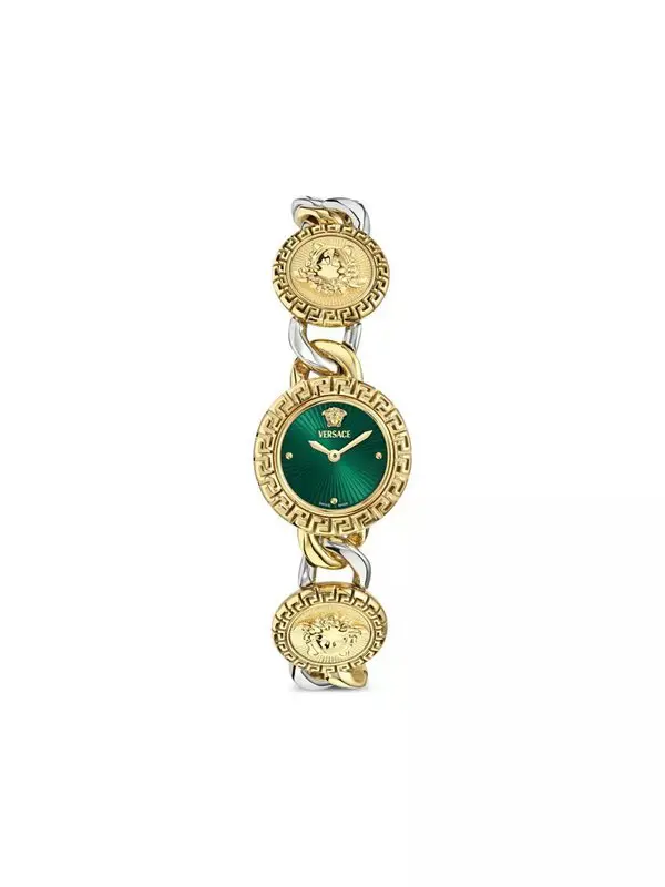 Versace Medusa Head Chain-link 28mm - Green