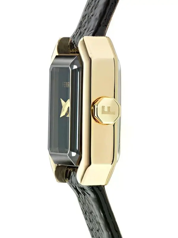 FERRAGAMO Crystal Petite Watch - Black