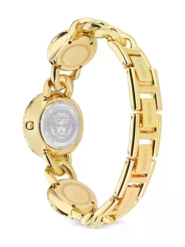 Versace Medusa Chain-link 28mm Watch - Black