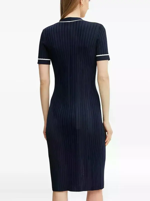 Luisa Spagnoli Ribbed Button-front Dress