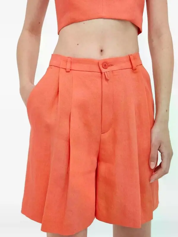 DRYKORN Pleated High-waisted Shorts