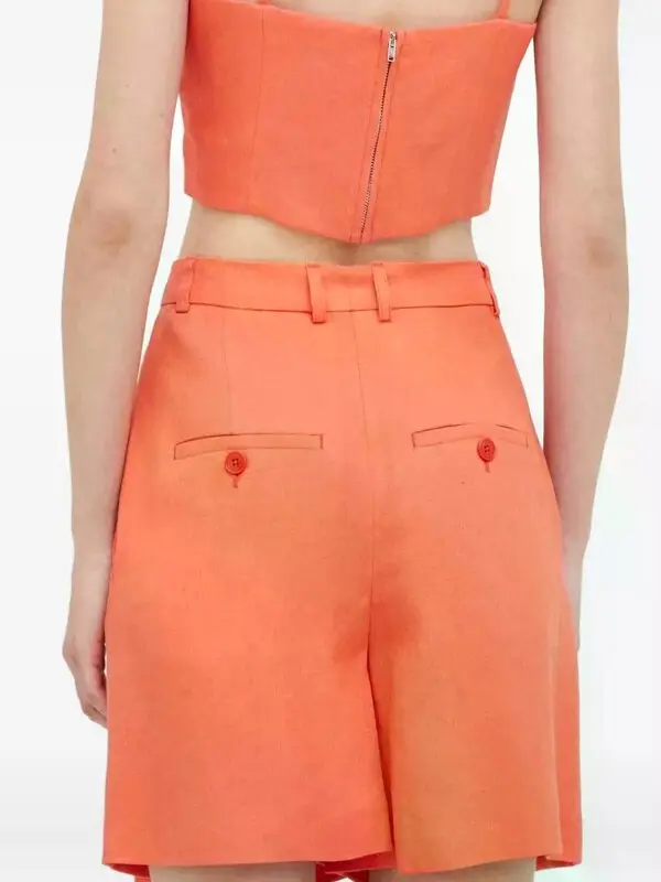 DRYKORN Pleated High-waisted Shorts