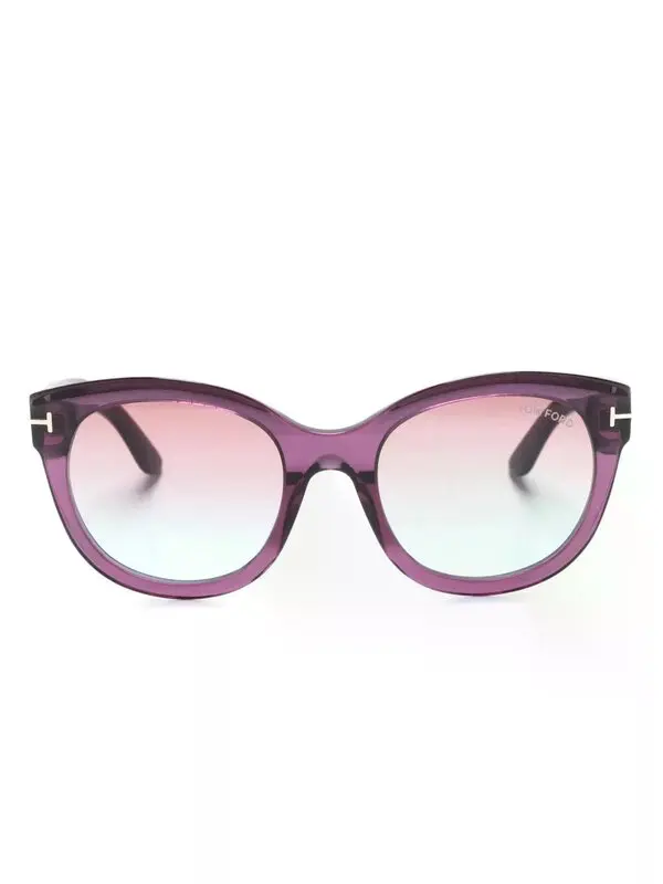 TOM FORD Tamara Oversize-frame Sunglasses - Purple