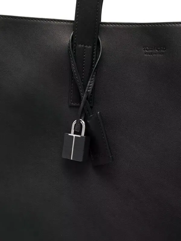 TOM FORD Padlock-charm Tote - Black