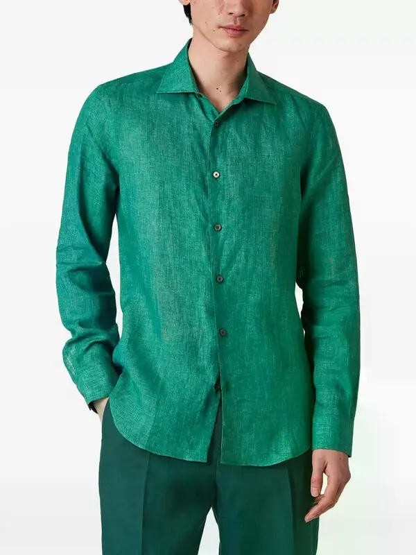 Paul Smith Long-sleeve Linen Shirt