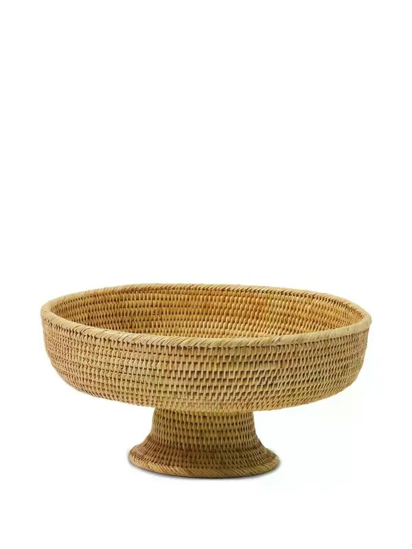 CABANA Small Sabbia Woven Fruit Stand - Brown