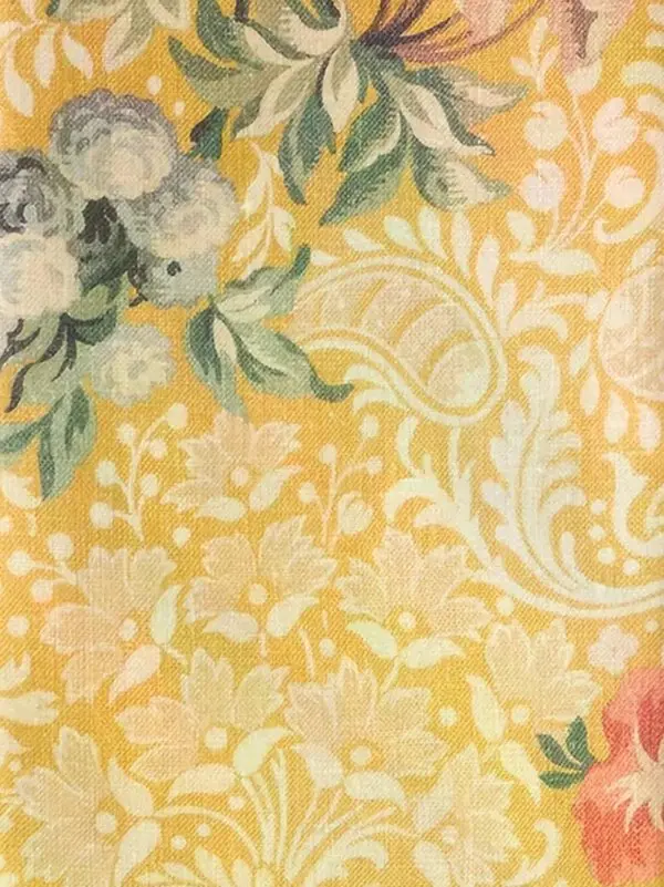 CABANA Peonia Linen Napkins - Yellow