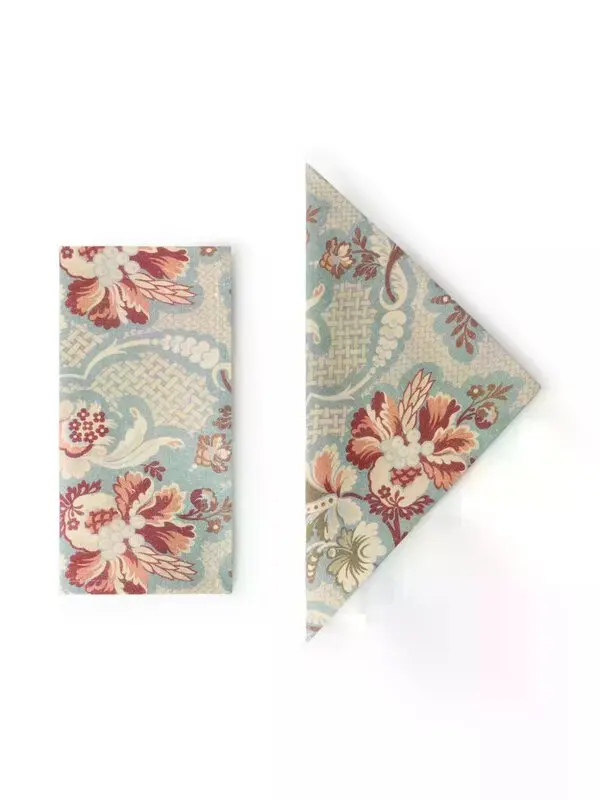 CABANA Iris Linen Napkins - Multicolour