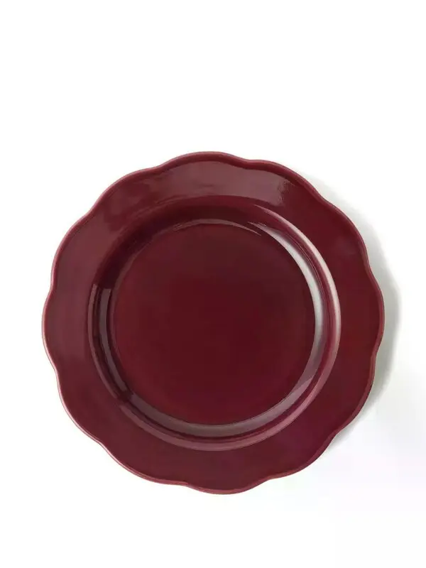 CABANA Fiore Dessert Plate - Red