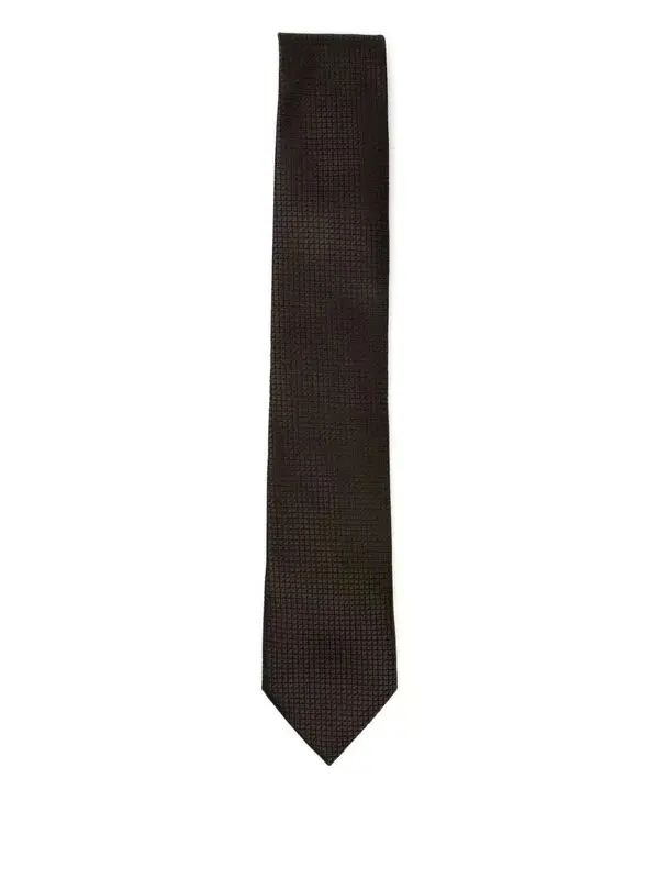 Zegna Silk Neck Tie - Brown