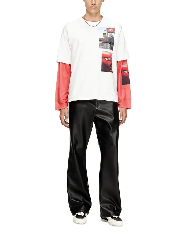 DIESEL® T-boxt-t3 Cotton Tee - Off/white