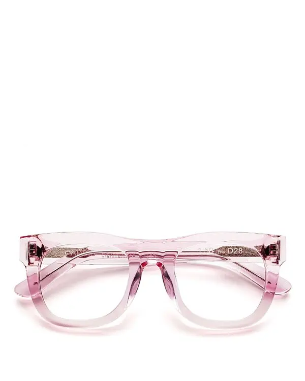 CADDIS D28 Eyeglasses, 50 Mm - Polished Clear Pink