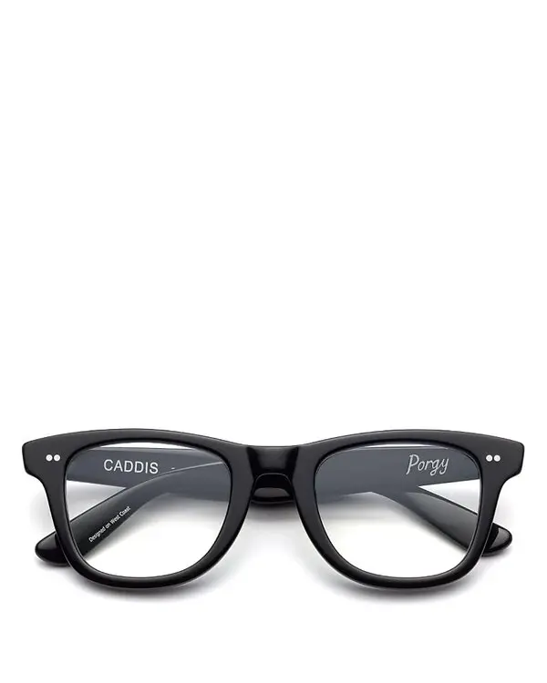 CADDIS Porgy Backstage Reading Glasses - Gloss Black