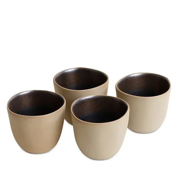 MOMENI Akita Stoneware Cup, Set Of 4 - Copper